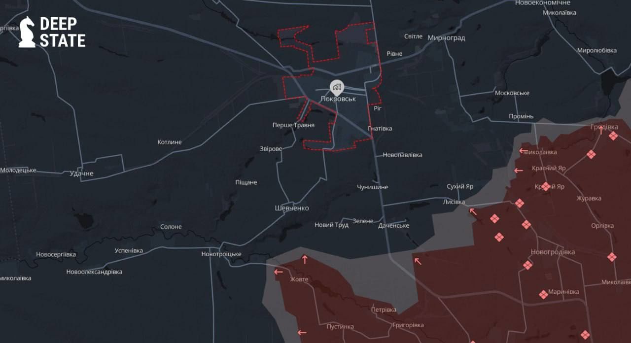 Defense of Pokrovsk: DeepState on Russia’s key objective for further advance