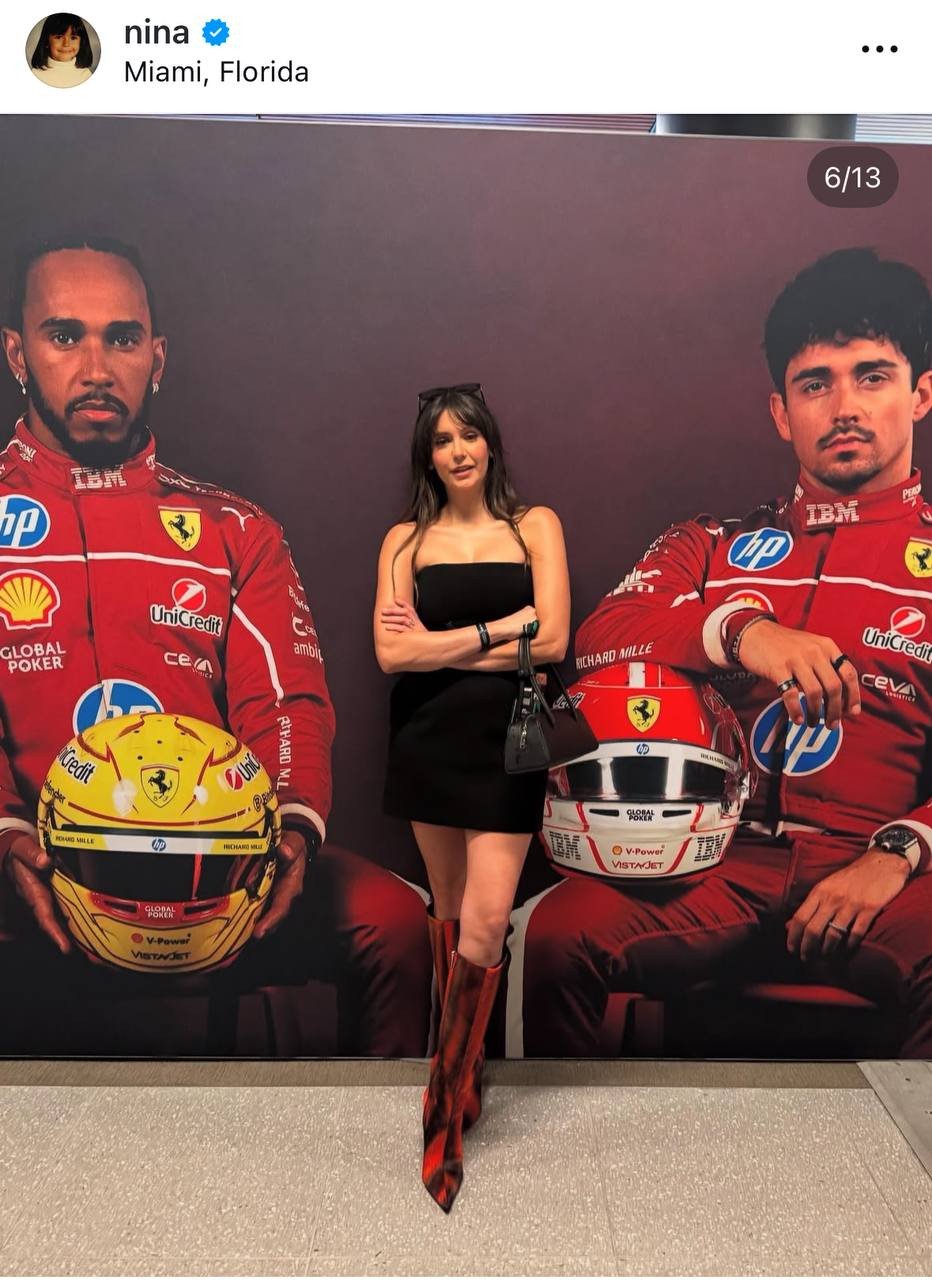 Ніна Добрев сходила на гонку "Формули-1" - фото — Шоу-бізнес