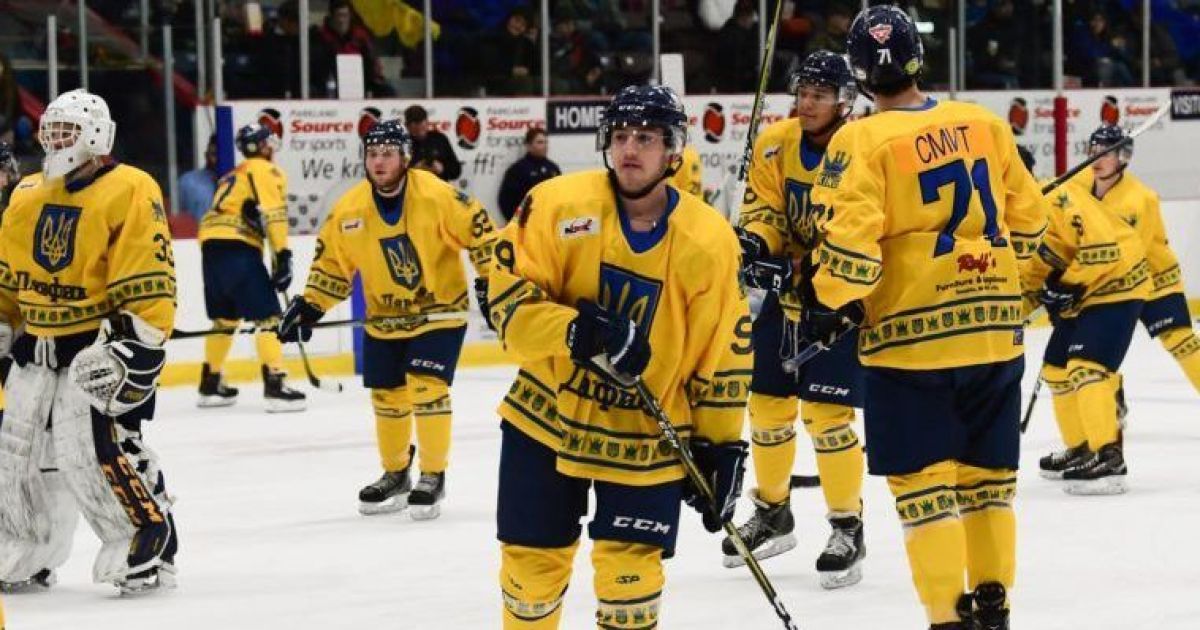 Канадские хоккеисты вышли на матч в форме с украинской символикой ...