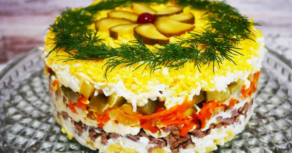 Салат "Рождество": рецепт — Салаты