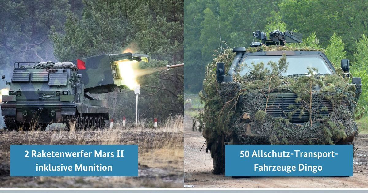 Війна в Україні: Німеччина передала Україні дві РСЗО Mars II та 50 ...