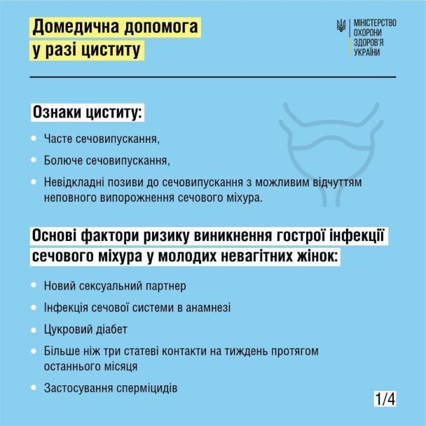Цистит: перша допомога та профлактика — Здоров’я