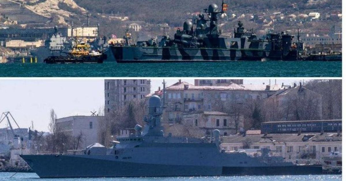 Russian pirates paint over the numbers, flags and names on their ...