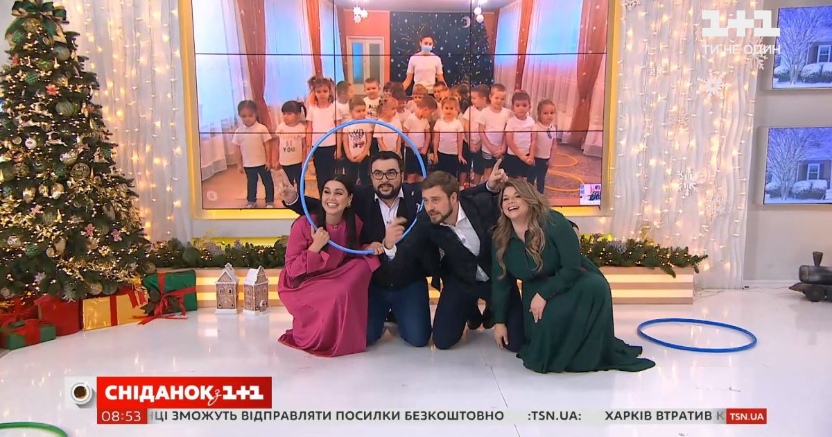 Танцювальна руханка з хулахупами "Черепаха аха" від вихованців дитсадка ...