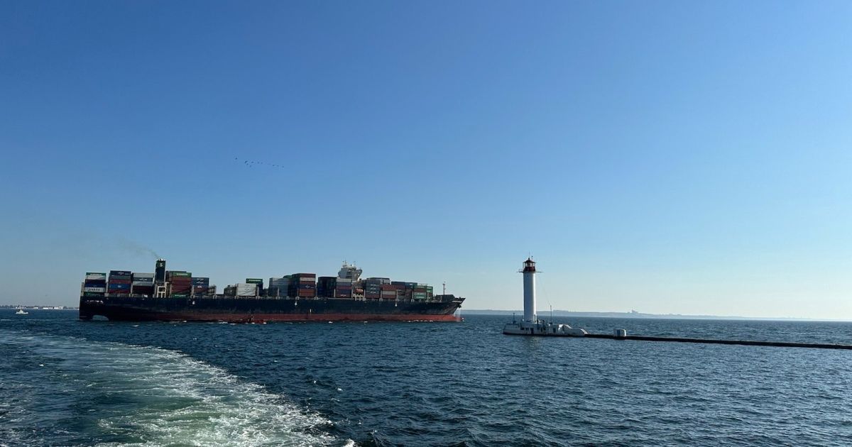 The first civilian vessel has passed through the new humanitarian ...