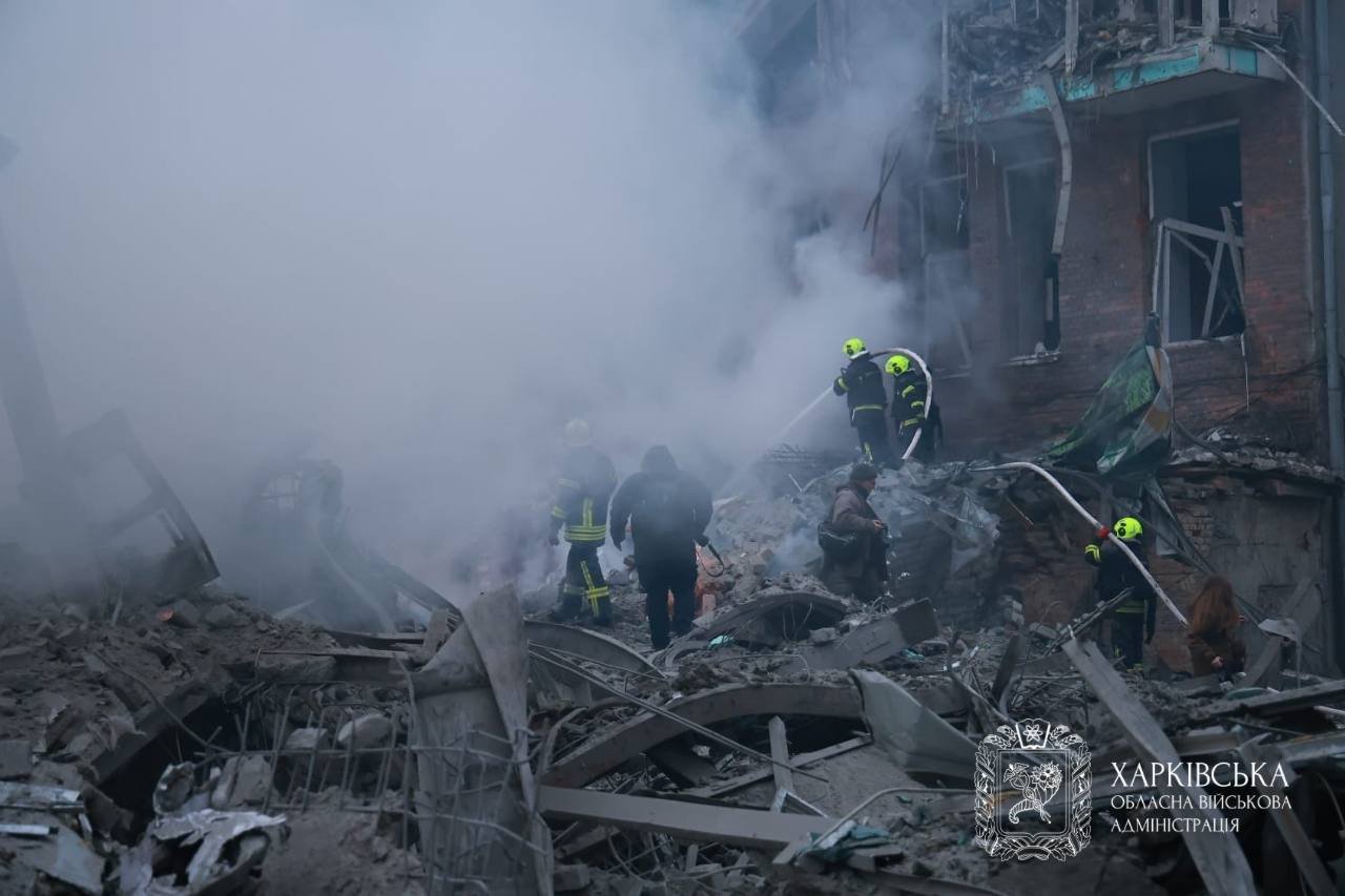 Missile strike on Kharkiv: Number of injured rises, rescue teams search ...